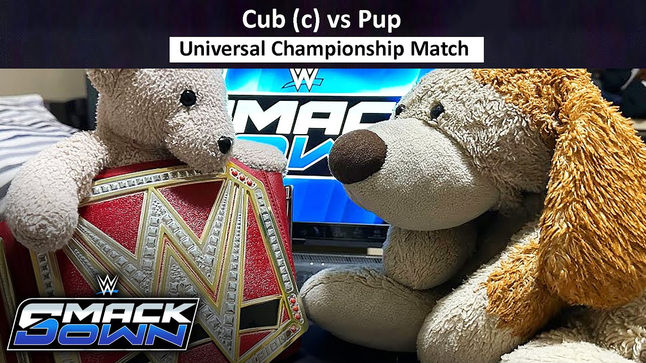 Cub (c) vs Pup - Universal Title Match | SD Jan 5th 2025 | WWE Toys ...