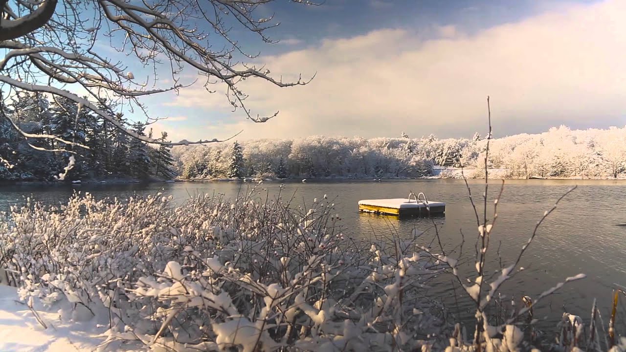 First Snow 2015 - Pure Muskoka - YouTube