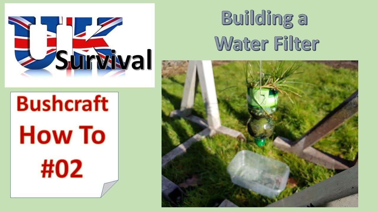 Bushcraft How to Build a Water filter Teaching Tutorial Scouts #02 ...