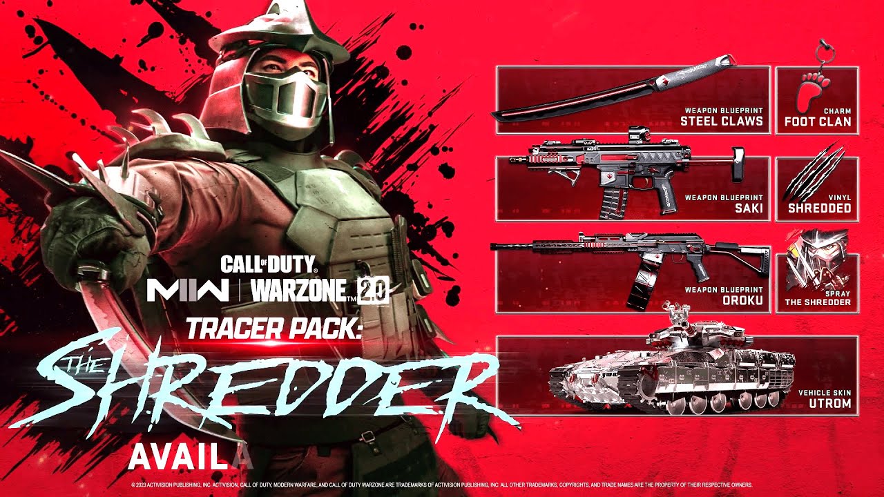 The Shredder | Call of Duty Modern Warfare II | Warzone 2.0 - YouTube