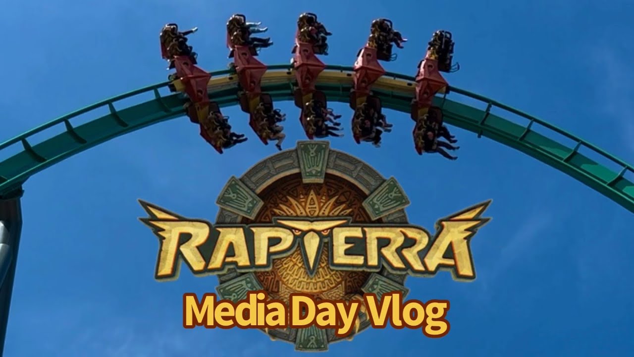 Rapterra | New Launched Wing Coaster @ Kings Dominion | Media Day Vlog ...