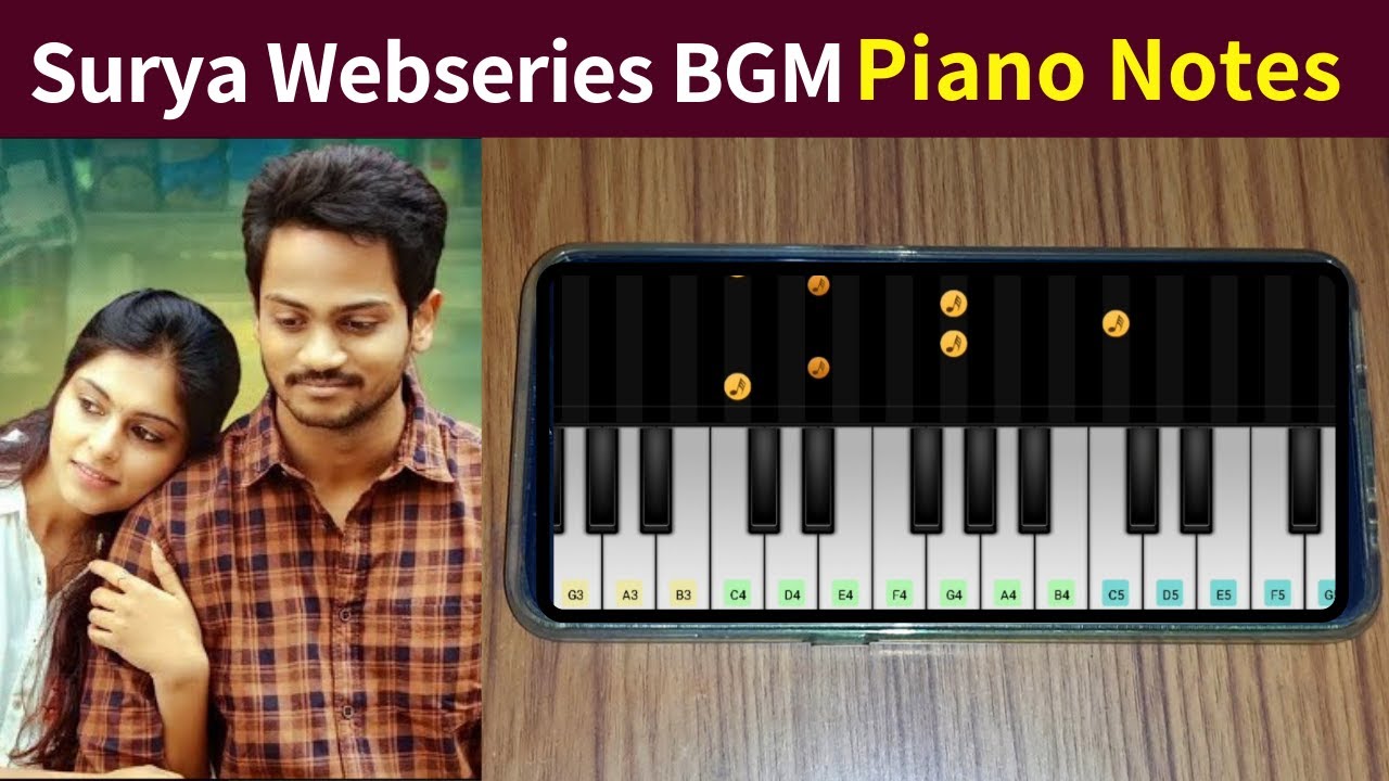 Surya BGM piano notes | Surya web series BGM piano notes | Shanmukh ...