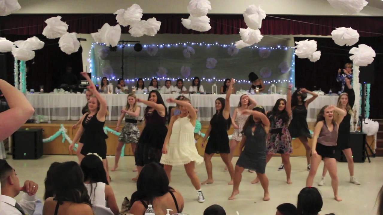 Water dance - MBHS cheerleaders - YouTube
