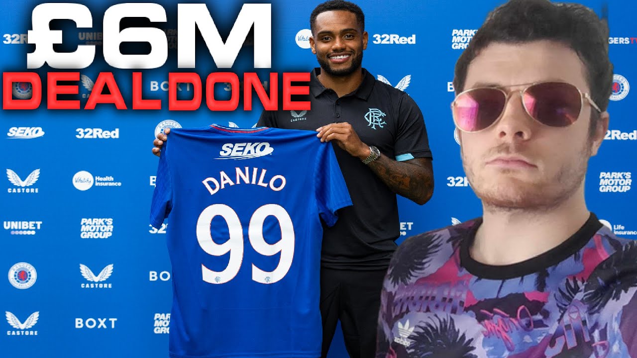 DANILO PEREIRA DA SILVA JOINS RANGERS FOR £6M ON A FIVE YEAR DEAL - YouTube