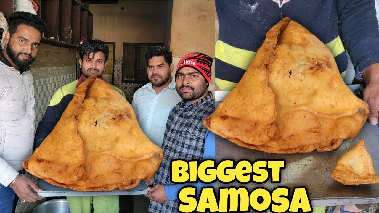 Biggest Samosa Making | Biggest Samosa Challenge | Biggest Samosa Ever ...