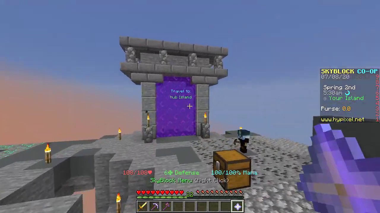 Hypixel Skyblock Let's Play #3 Progress with the Minions - YouTube