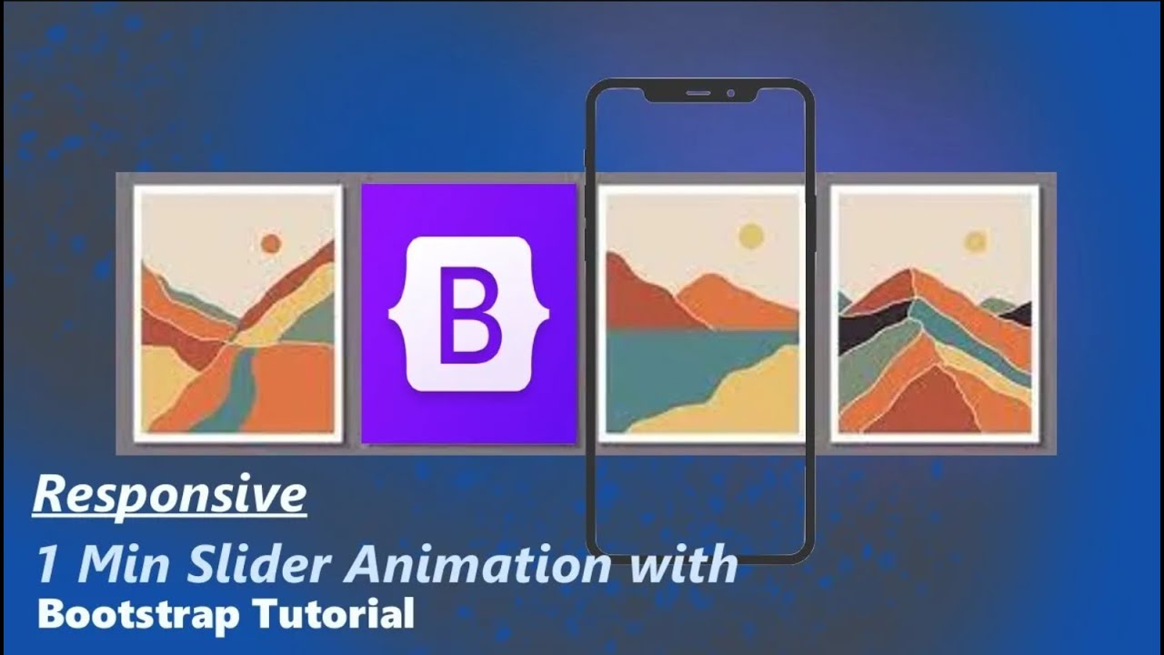 Bootstrap Tutorial Responsive Image Slider Simple Web Design Rayen Code Youtube