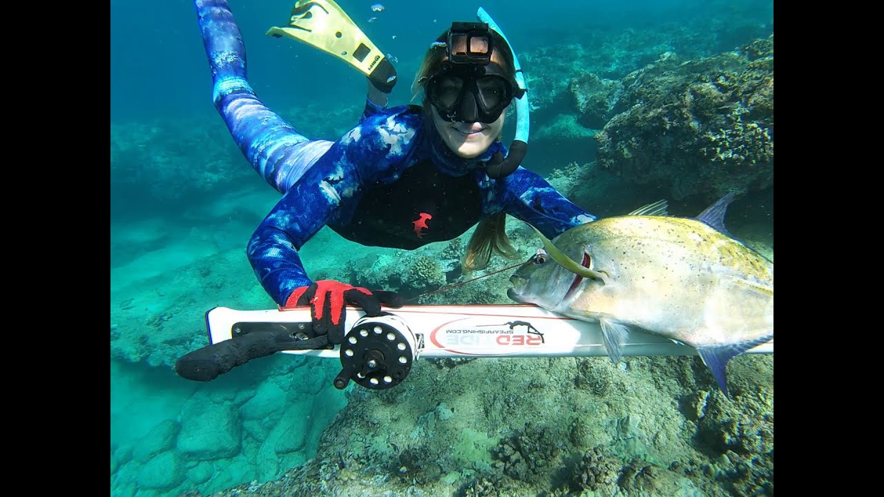 Maui Spearfishing Shore Dive - YouTube