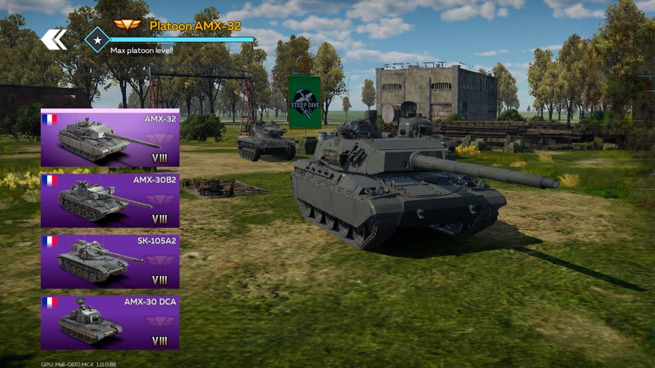 Spinning the AMX-32 @Warthunder mobile - YouTube