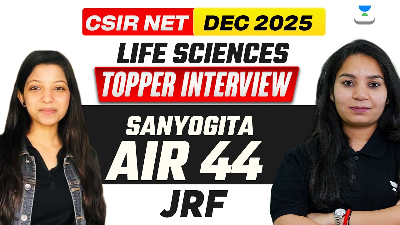 CSIR NET Dec 2025 Life Sciences Rankers Interview | AIR 44 JRF | CSIR ...
