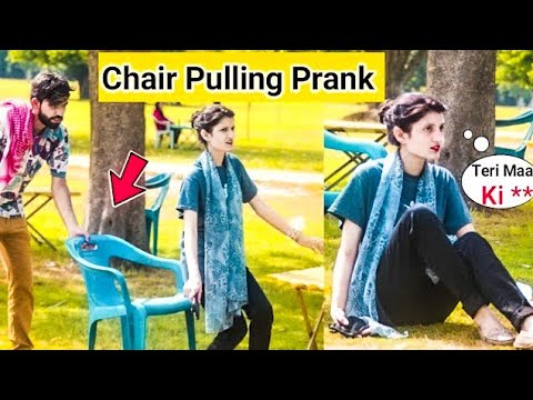 Chair Pulling Prank On Girls | Pranks In india | Viral Pranks Tv - YouTube