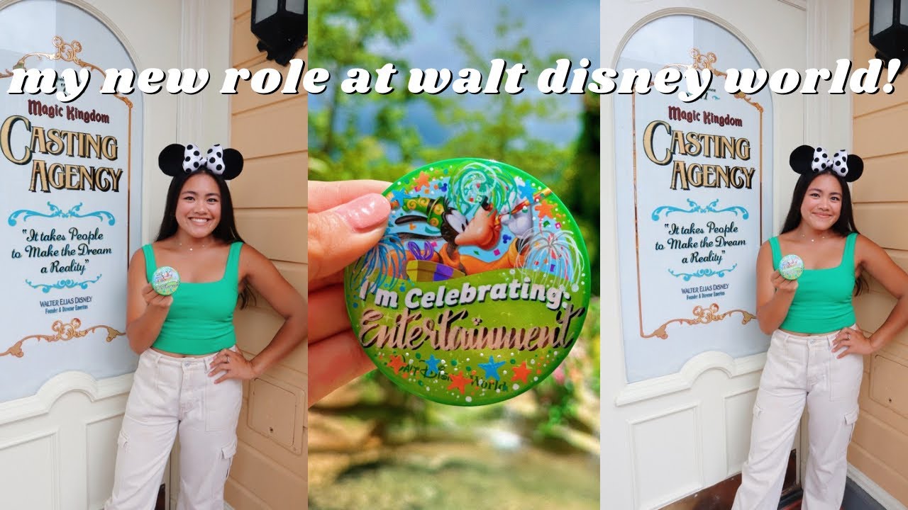 new role reveal! || walt disney world entertainment - YouTube