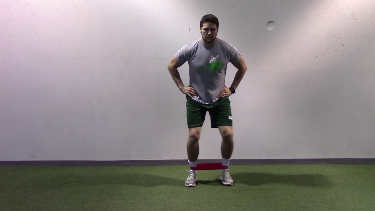 Walking mini band circuit - YouTube