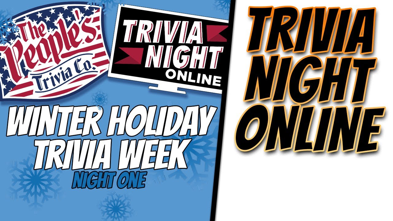 Winter Holiday Trivia: Night One | Trivia Night Online #127 - YouTube