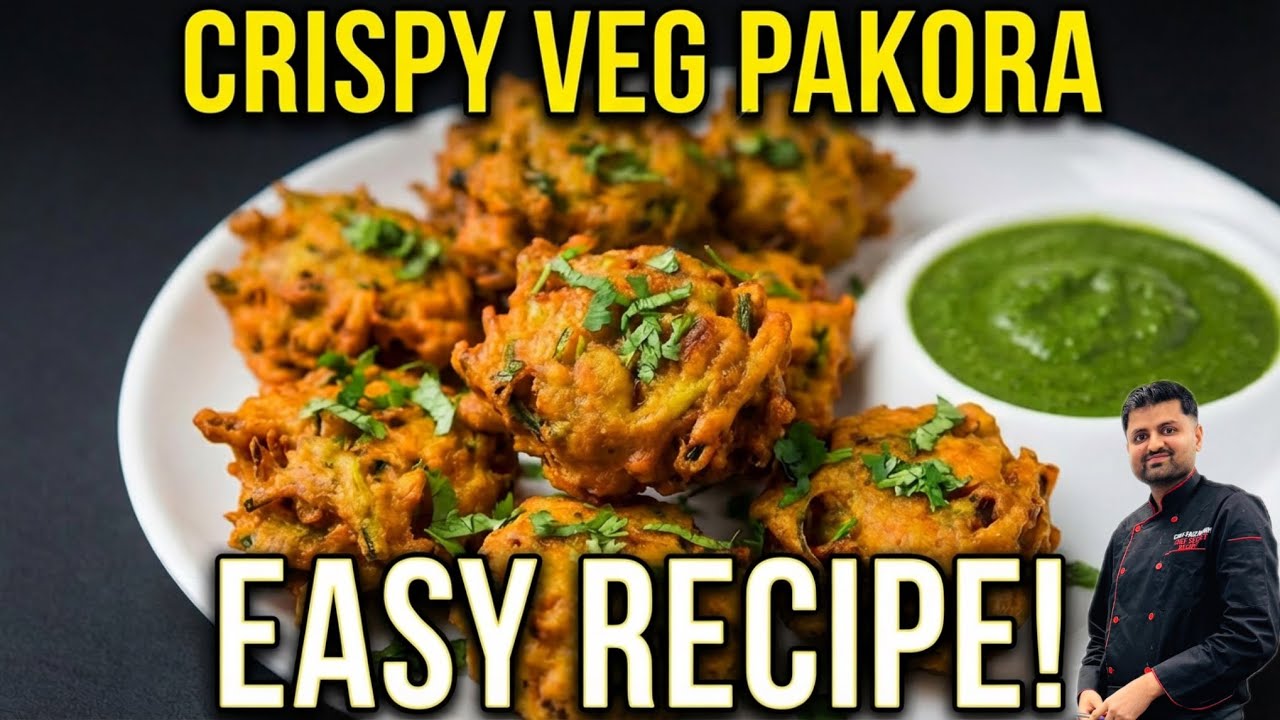 Vegetable Pakora Recipe | Veg Pakora | Potato&onions Pakora Recipe ...