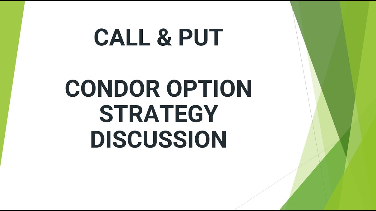 CALL & PUT CONDOR OPTION STRATEGY DISCUSSION #nifty #Moneypechu# ...