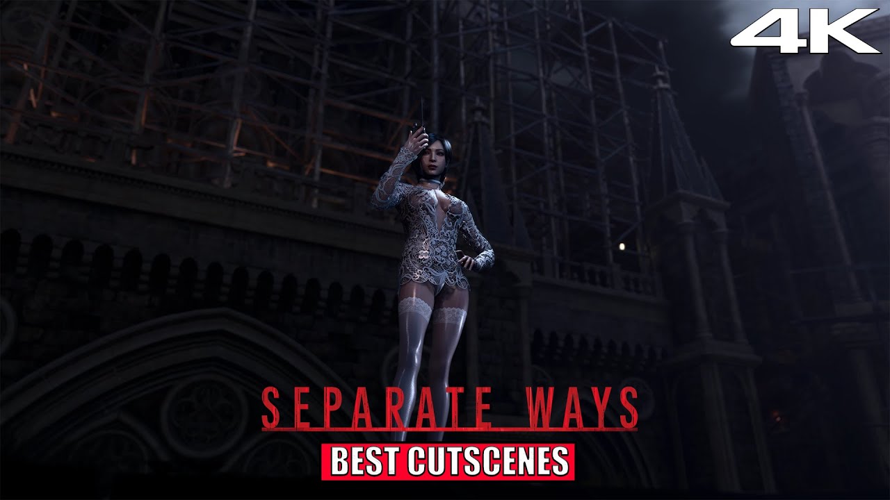 Ada Wong Beautiful Mod Re4 Remake Separate Ways 4K - YouTube