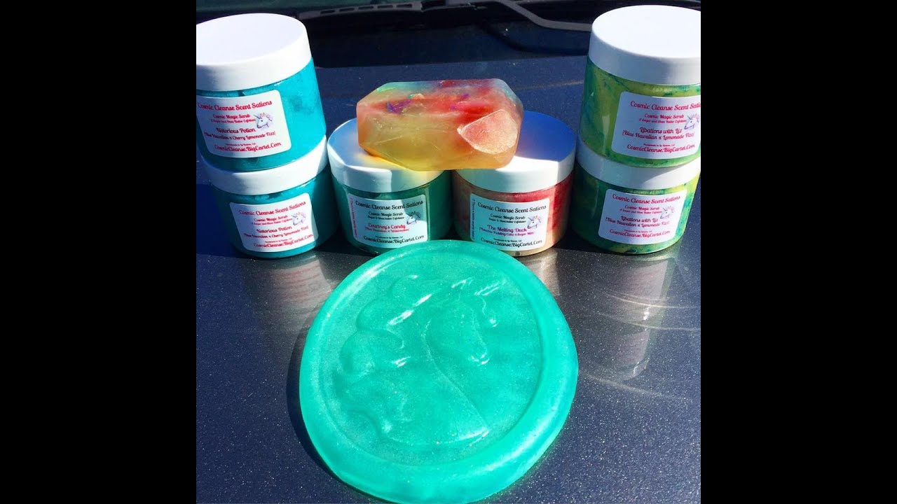 Cosmic Cleanse Scent Sations Haul: Scrubs and Soaps! - YouTube