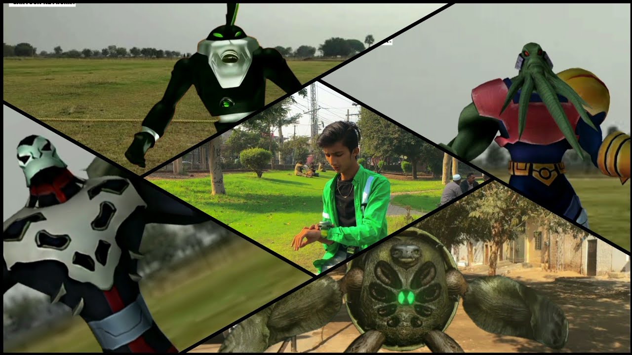 Ben 10 Ultimate Alins transformations in real life||Ben 10 in real life ...
