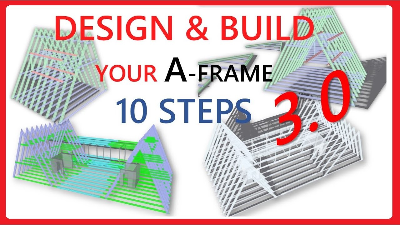 How to design A frame house 3.0 - YouTube