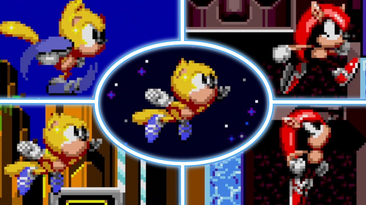 Mighty and Ray [Sonic CD mods Gameplay] - YouTube