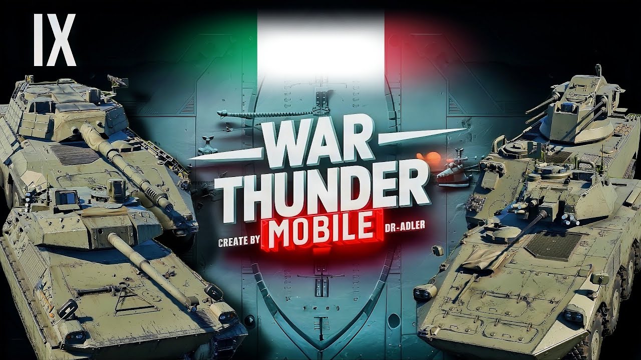 Обзор взвода Италии на 9 ранге в War Thunder Mobile (VCC-80/60 ...