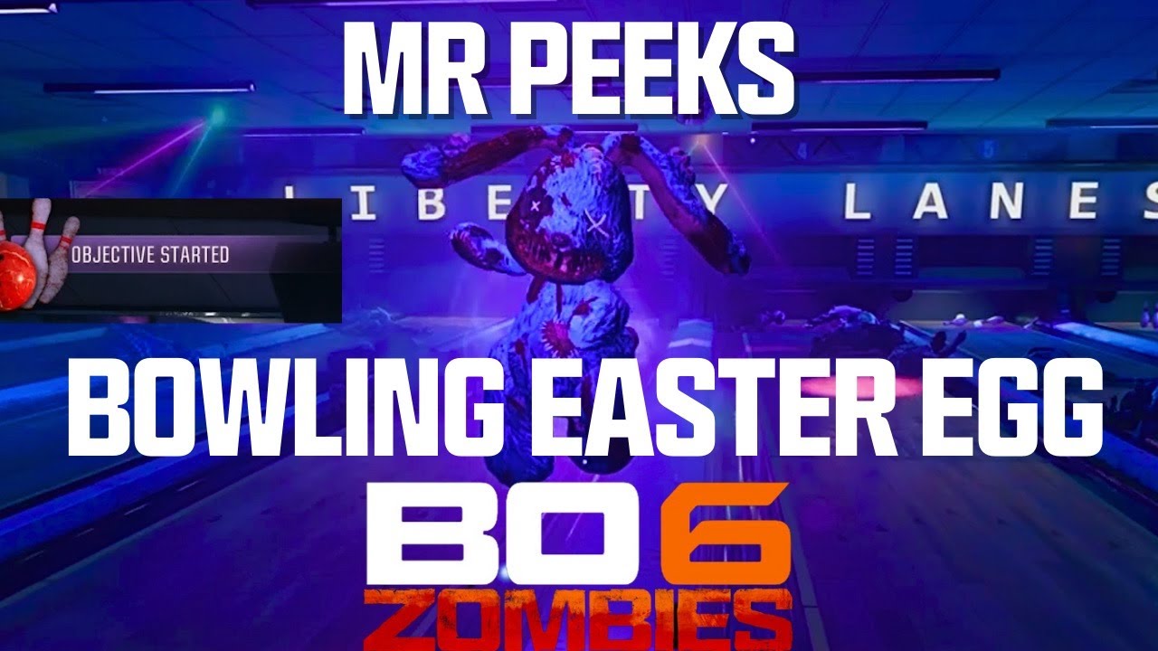 Bowling Easter Egg! (Mr Peeks Liberty Falls) #blackops6 #zombies - YouTube