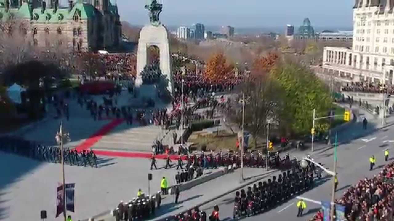 Ottawa Remembrance Day 2014 - YouTube