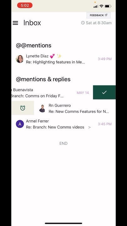 Comms: How to Download the Mobile App and Using Swipe to Reach Inbox Zero - YouTube