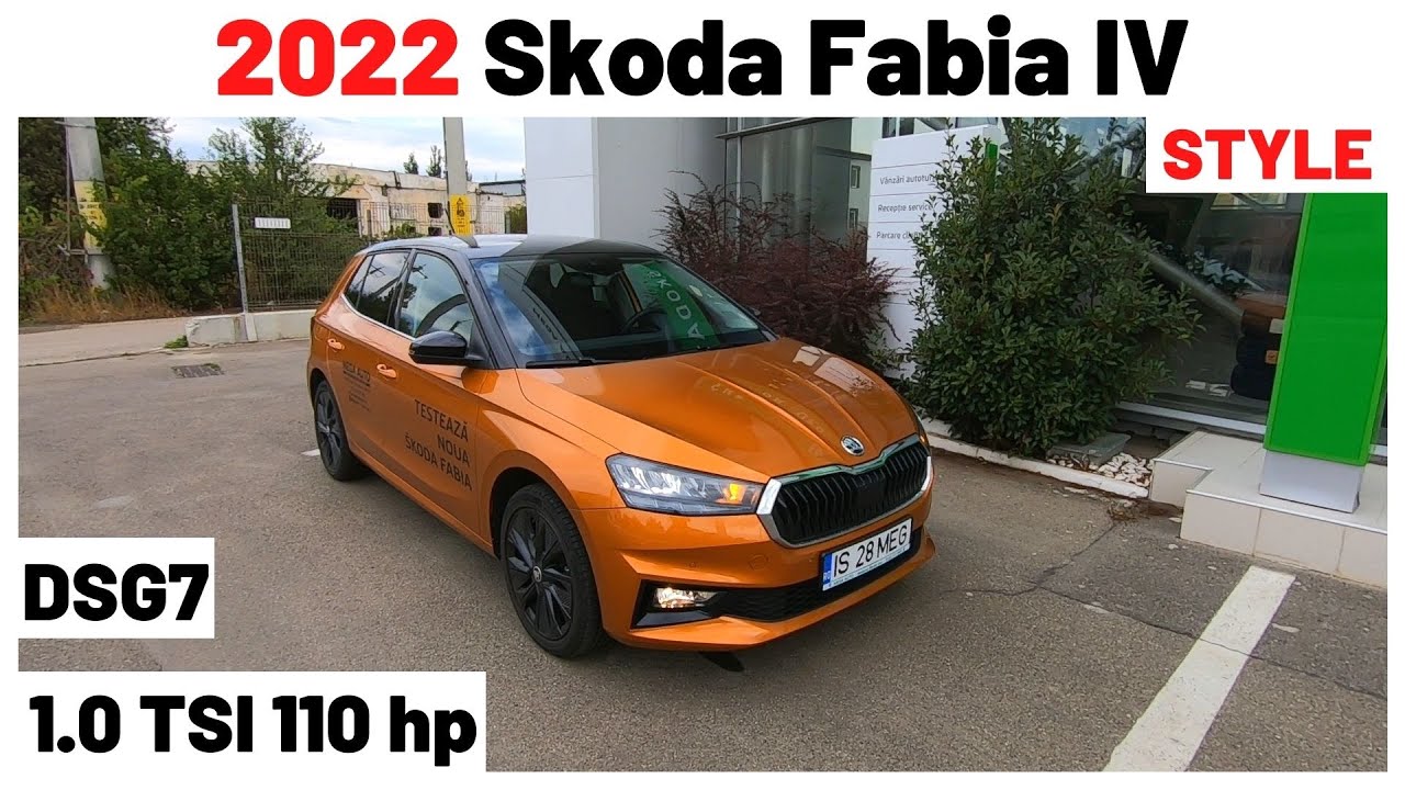 New Skoda Fabia 2022 [Style] Interior & Exterior Review - YouTube