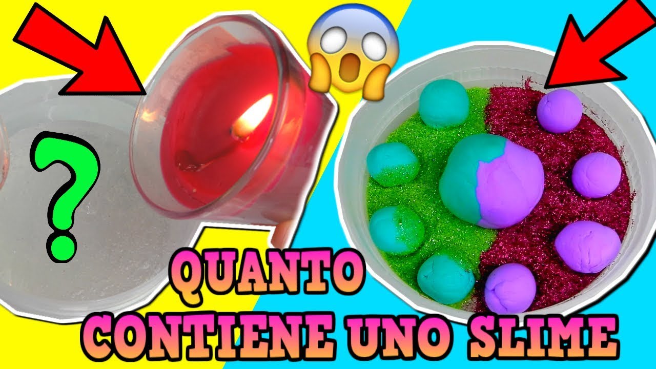 SLIME! QUANTI INGREDIENTI RIESCO A METTERE DENTRO? (How much can SLIME ...