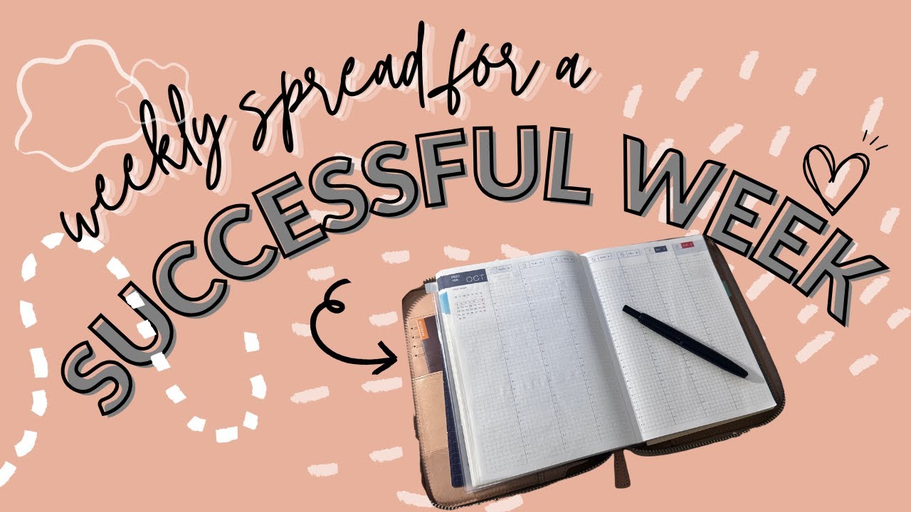 Set Yourself Up For A Successful Week Hobonichi Cousin Weekly Spread