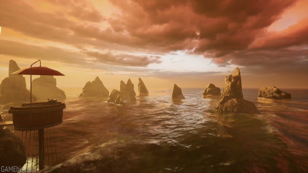 3 Hour - Myst (2021) - Stoneship Ocean View 2 Ambience - YouTube