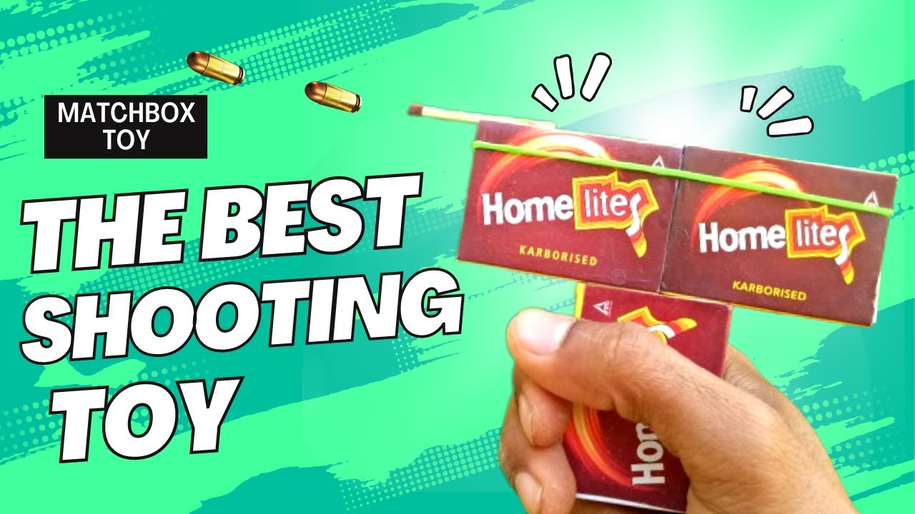Amazing Matchbox Gun, Homemade Powerful Gun toy - Easy Shooting toy 2 ...