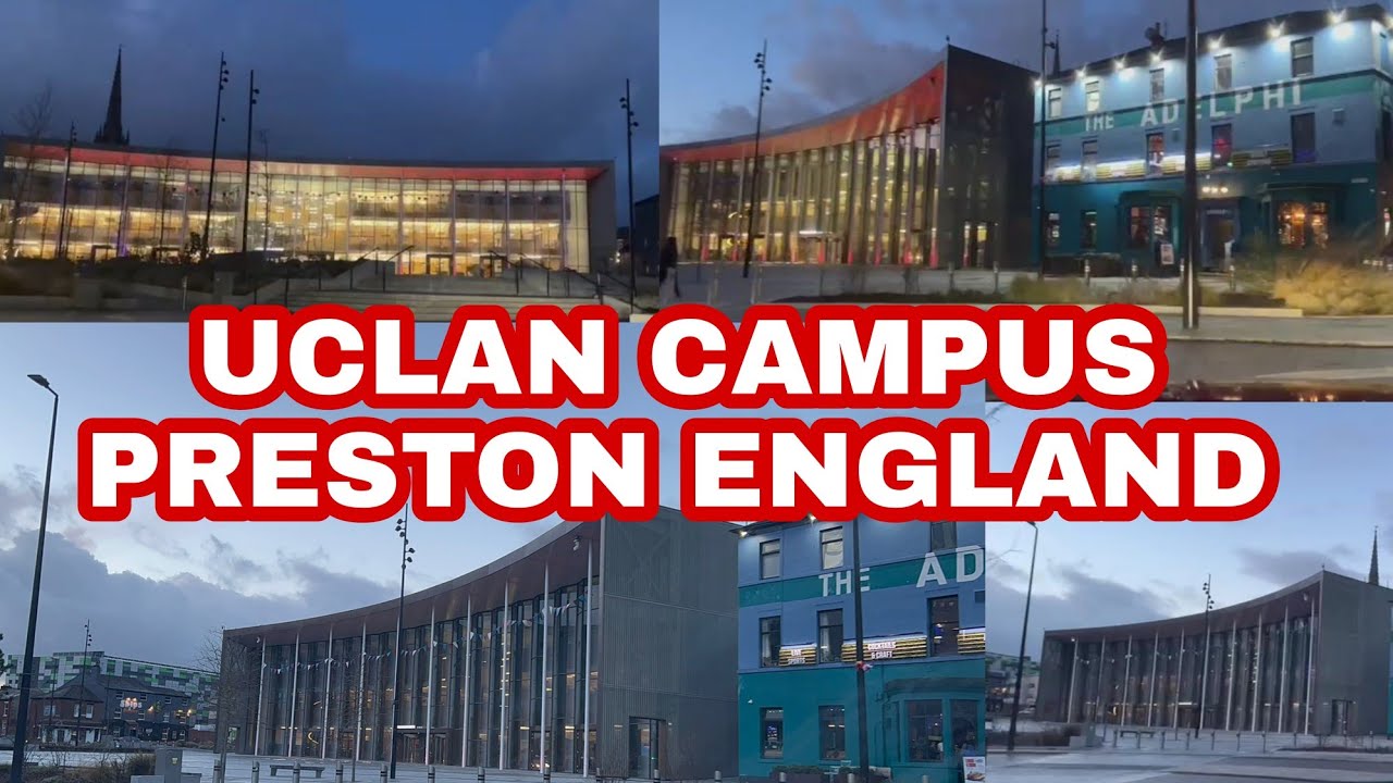driving around uclan CAMPUS/ Preston /Lancashire/ England/ UK - YouTube