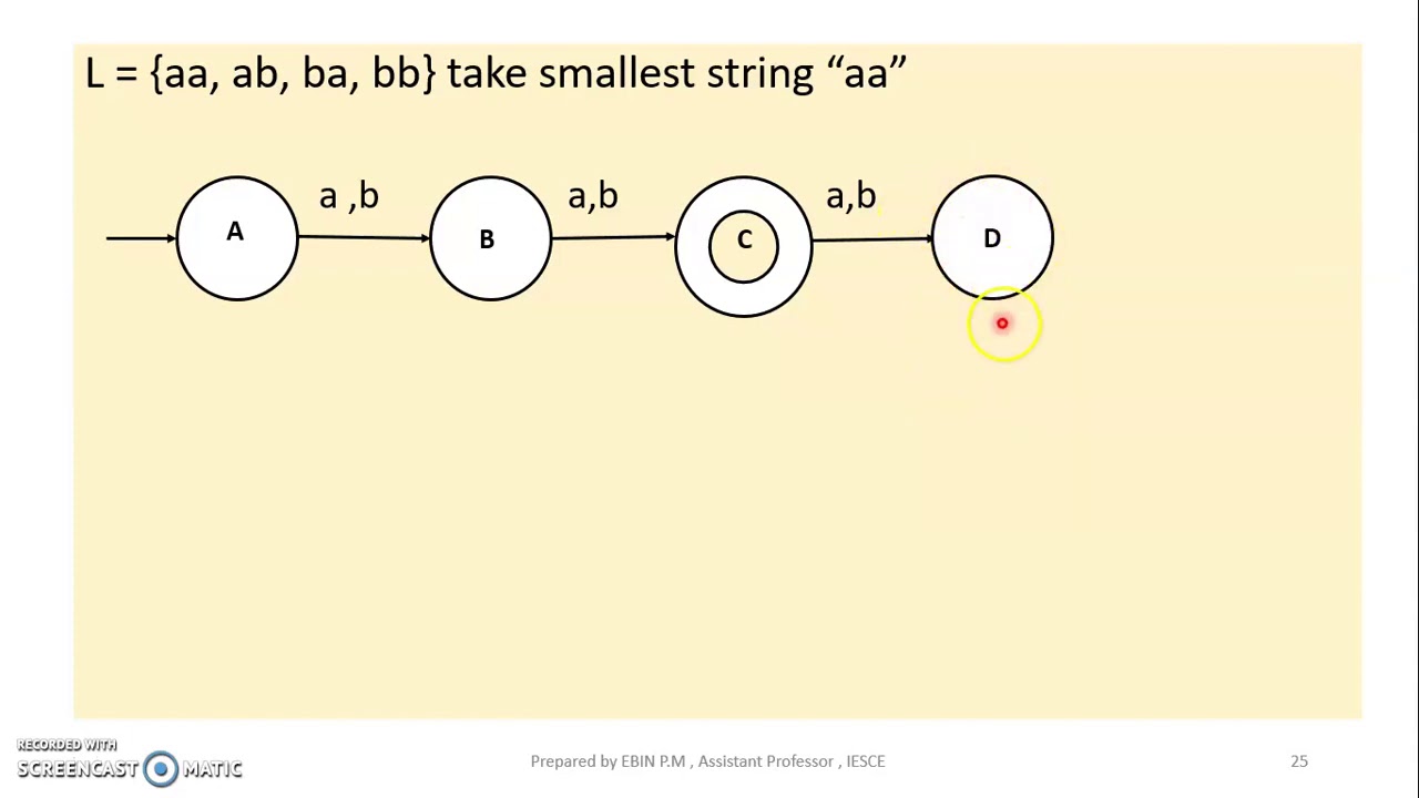 TOC - MODULE 1 - TOPIC 4 b - DFA CONTINUATION - YouTube