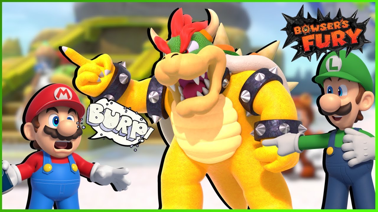 STOP WITH THE BURPING II Luigi plays Bowser's Fury Re Visited FT Mario ...
