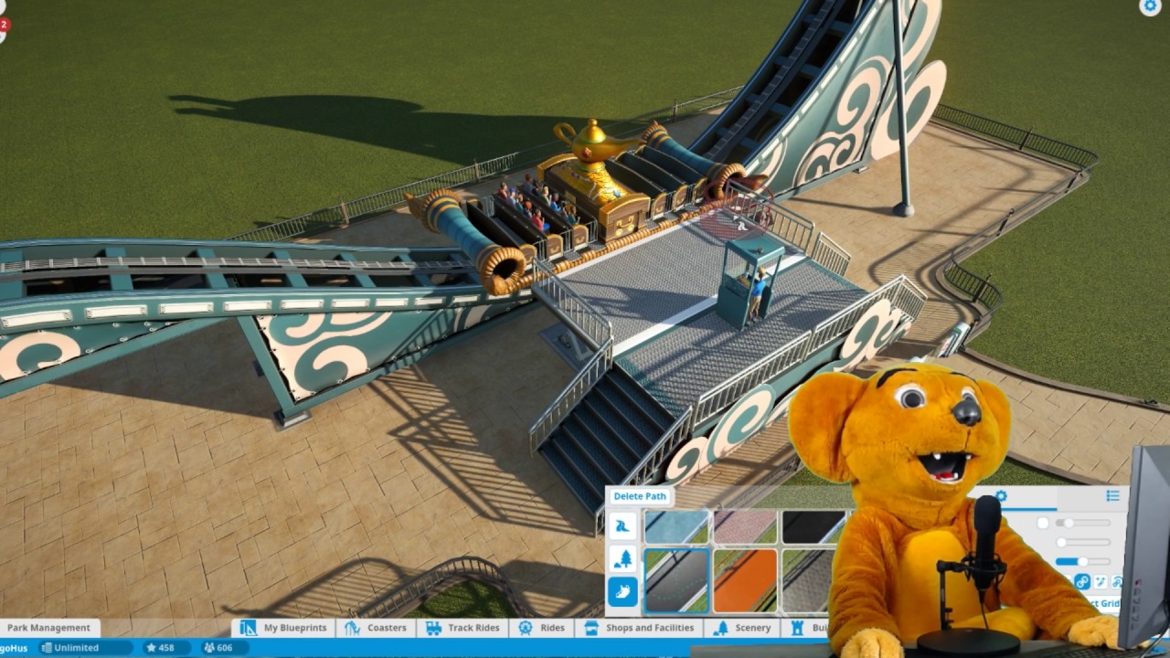 Spil med Hugo: Planet Coaster - part 2 - YouTube