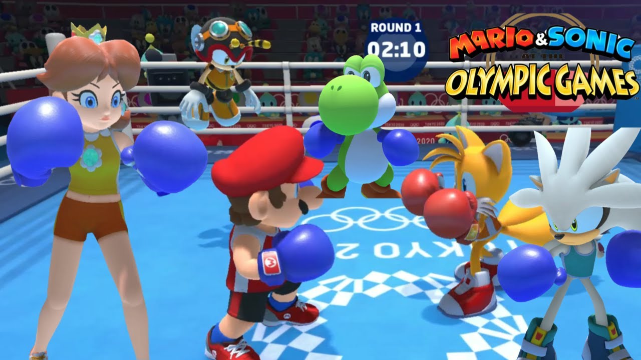 Mario & Sonic At The Olympic Games Tokyo 2020- Boxing-Mario, Yoshi ...