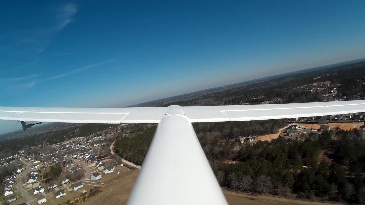 Variometer On RC Glider in Thermals - YouTube