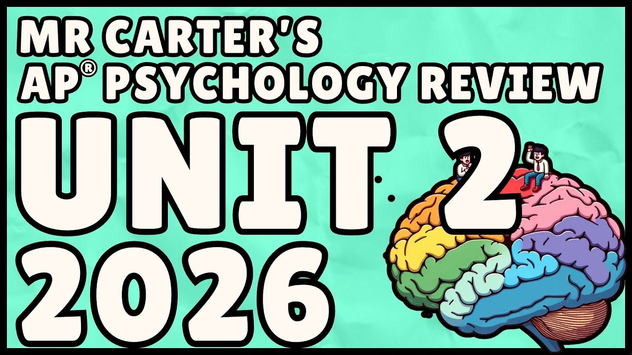 AP Psychology Unit 2 Review (60-Minute Study Session) - YouTube