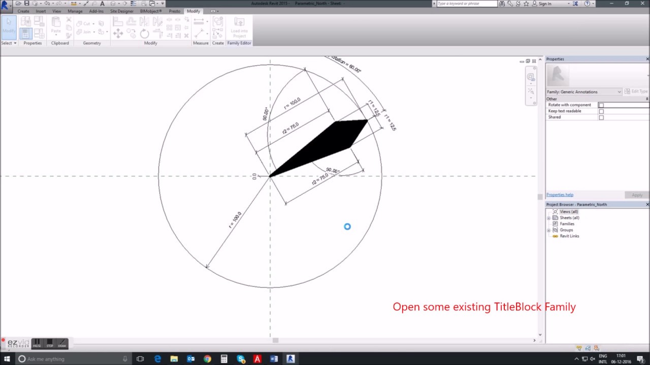 Basic Parametric Revit Families North Symbol YouTube basic-parametric-revit-families-north-symbol-youtube