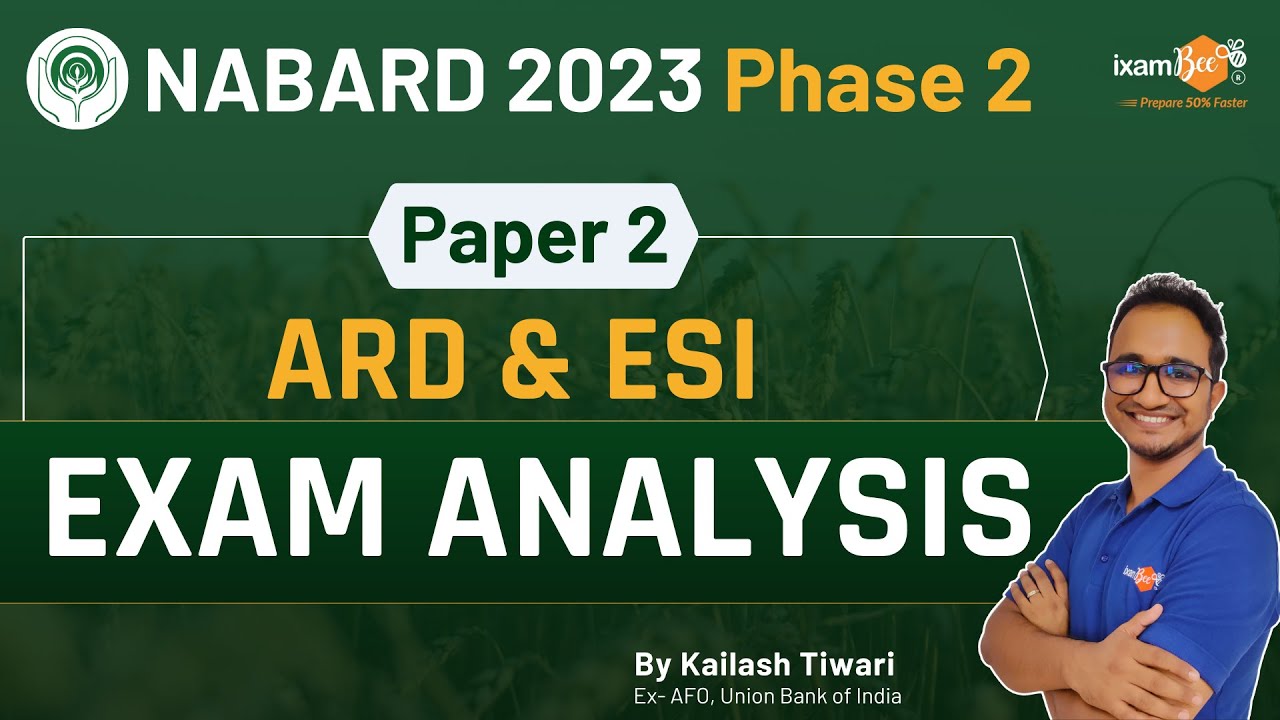 NABARD Phase 2 2023 || NABARD Phase 2 Exam Analysis || Paper 2 ARD ...
