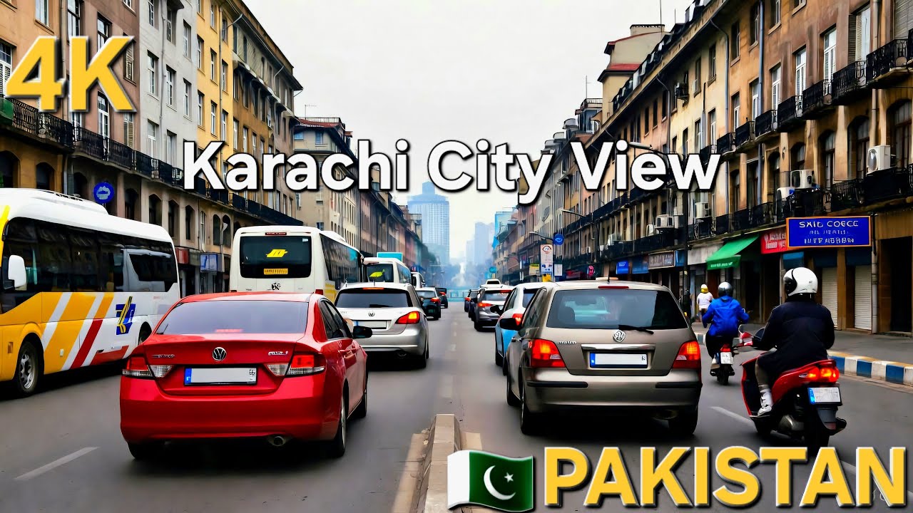 Karachi Driving Tour 4K - This Is How Pakistan Biggest City Looks like ...
