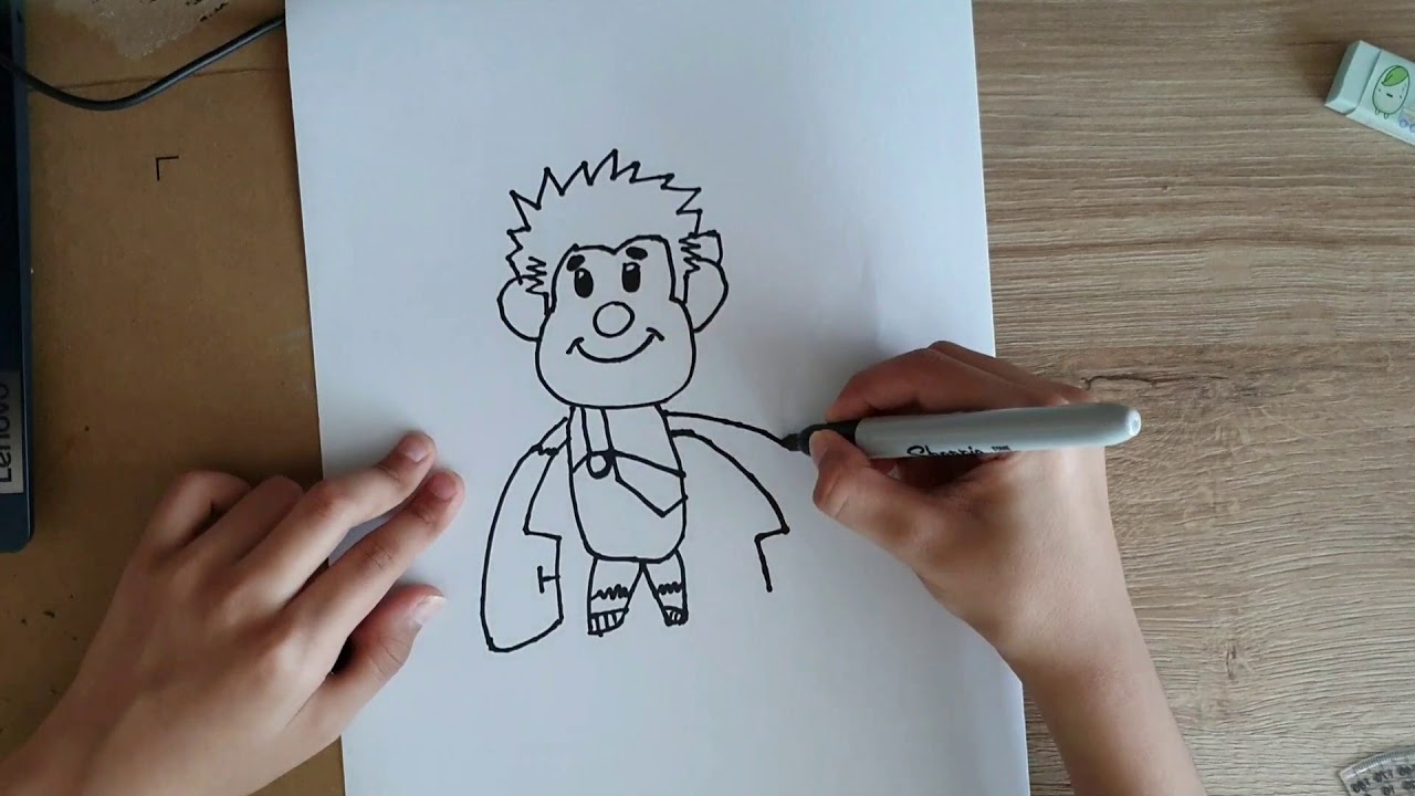 How to draw Ralph - YouTube