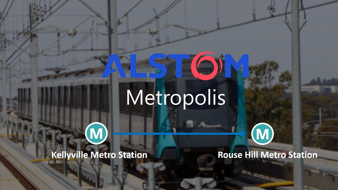 [Sydney Metro] Alstom Metropolis EMU ride from Kellyville to Rouse Hill ...