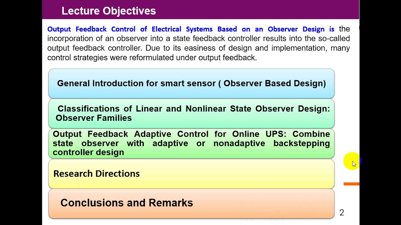 Classification of Linear and Nonlinear State Observers - YouTube