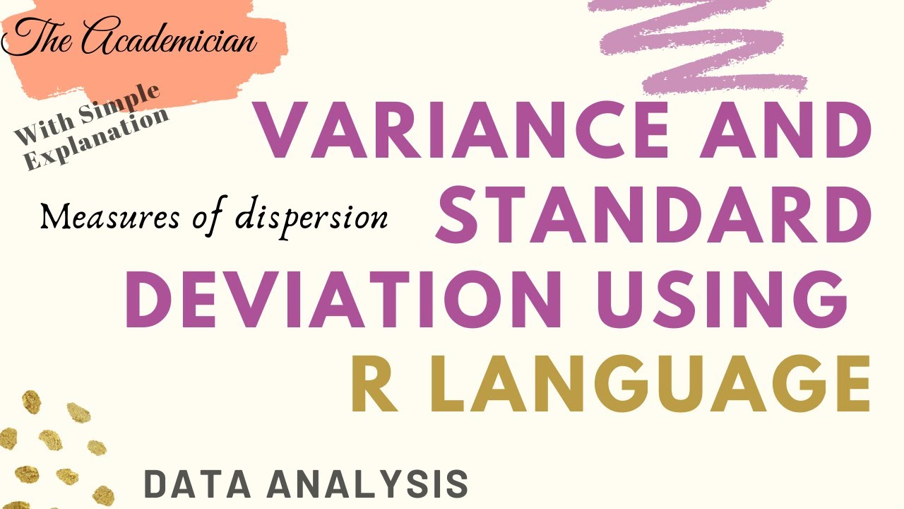[dsxx] Range Mad Coefficient Of Dispersion Variance And Standard