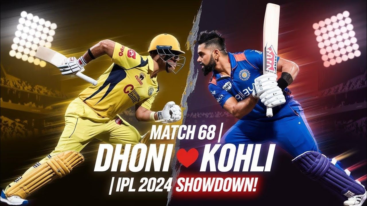 🔥 Epic Clash! 🏏 Match 68 | Tata IPL 2024 | Dhoni vs Kohli | CSK 🆚 RCB ...