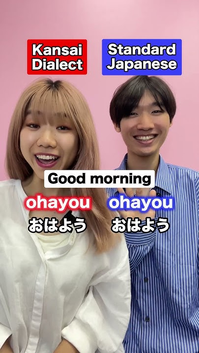 Standard Japanese VS Kansai dialect #shorts - YouTube